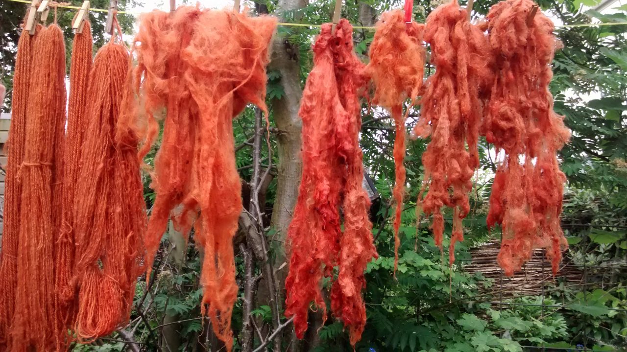 wolverven met meekrap | Kunstgilde Heuvelrug